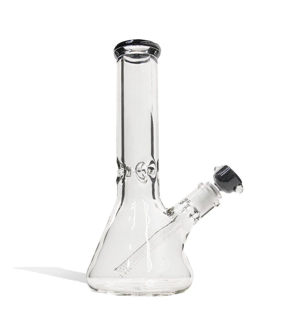 12 inch Beaker Water Pipe with Ice Pinch and Colored Bowl — Bong Outlet.Com