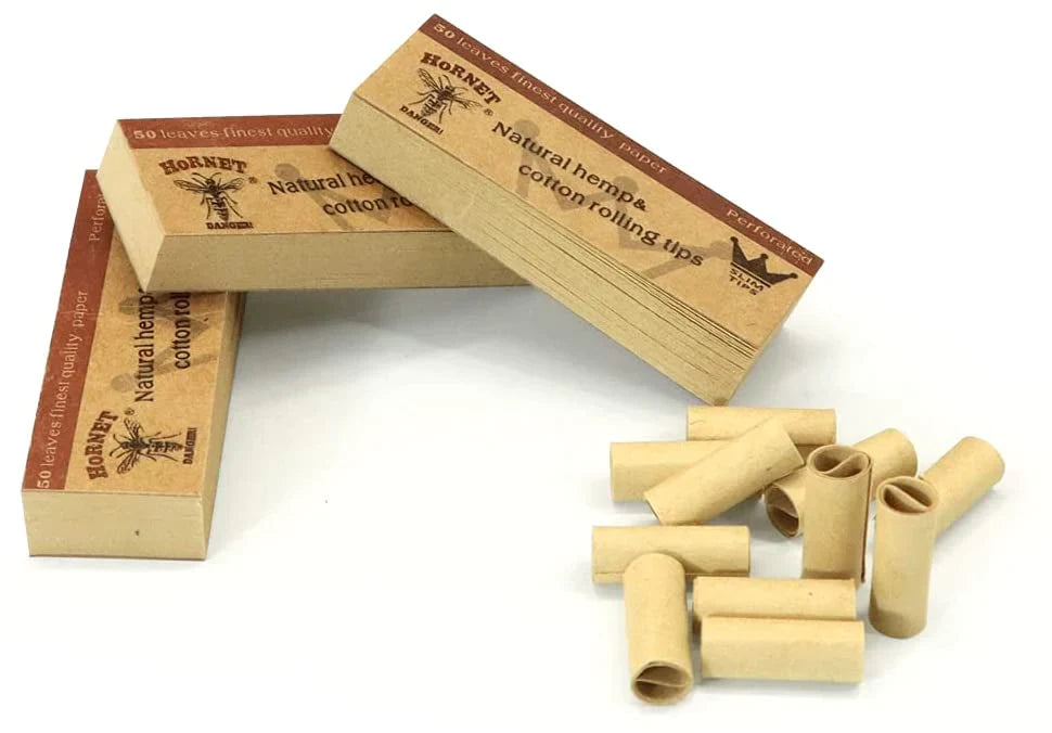 HORNET | Filter Tips Rolling Paper - 25 Booklets/Box — Bong Outlet.Com