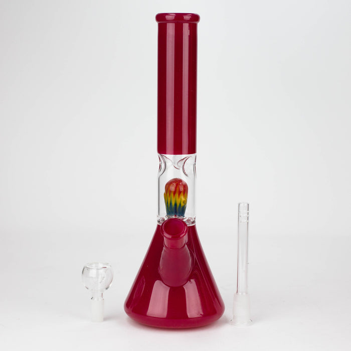 12" Rasta Water Beaker Water Bong — Bong Outlet.Com