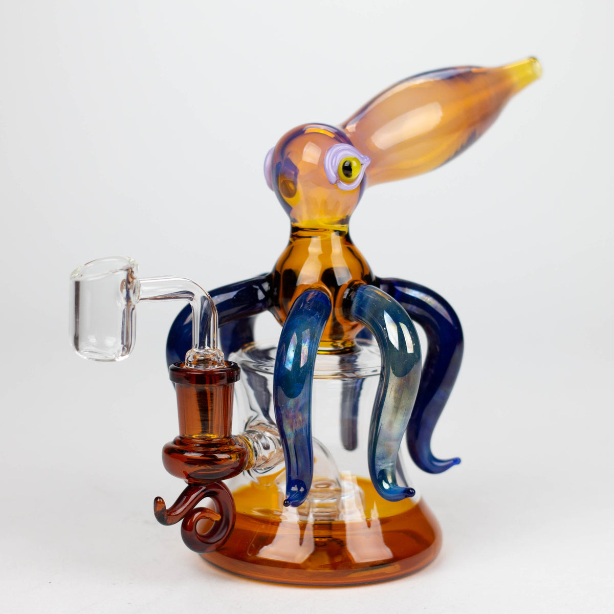 6.5" Squid Rig with diffuser [ABC-76] — Bong Outlet.Com