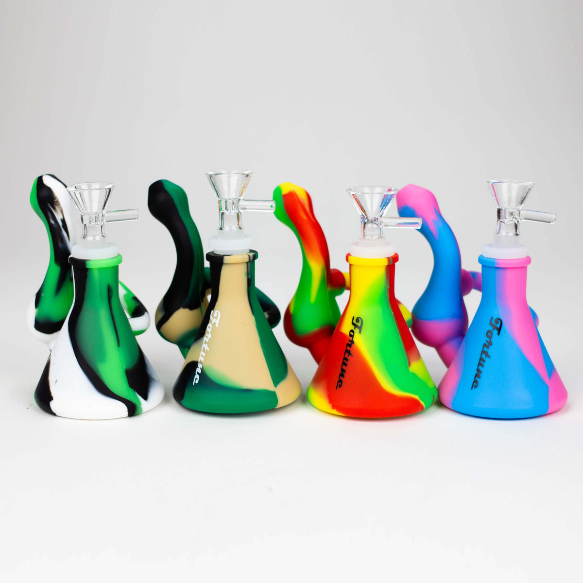 Fortune | 4.5" Silicone recycle water Bong [SP1044] — Bong Outlet.Com