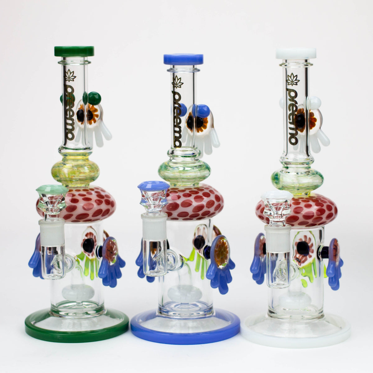 preemo - 12 inch Whimsy Mushroom Bong [P078] — Bong Outlet.Com