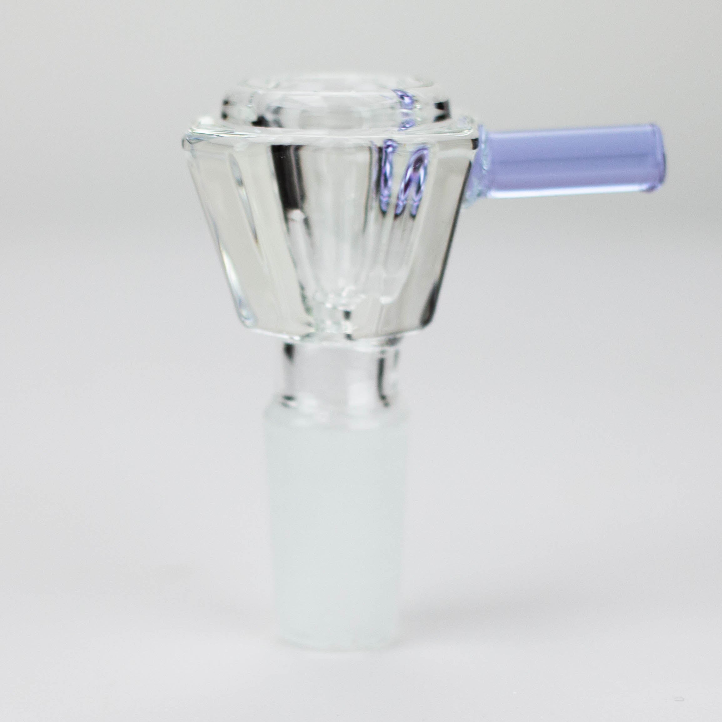 Octagon bowl with bar handle — Bong Outlet.Com